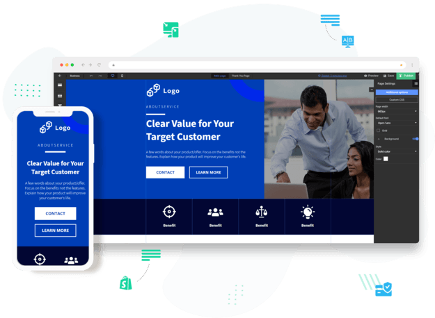 Landing Page Builder Software – SmartPages.co