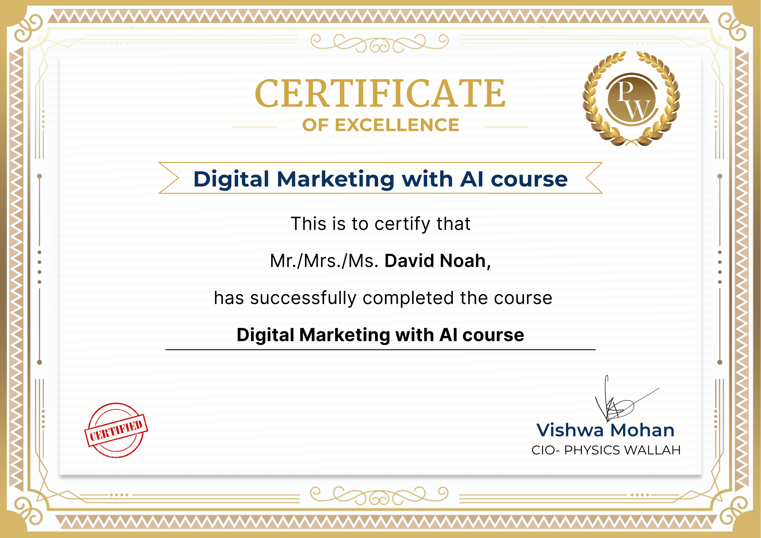 Digital Marketing Course - PW Skills