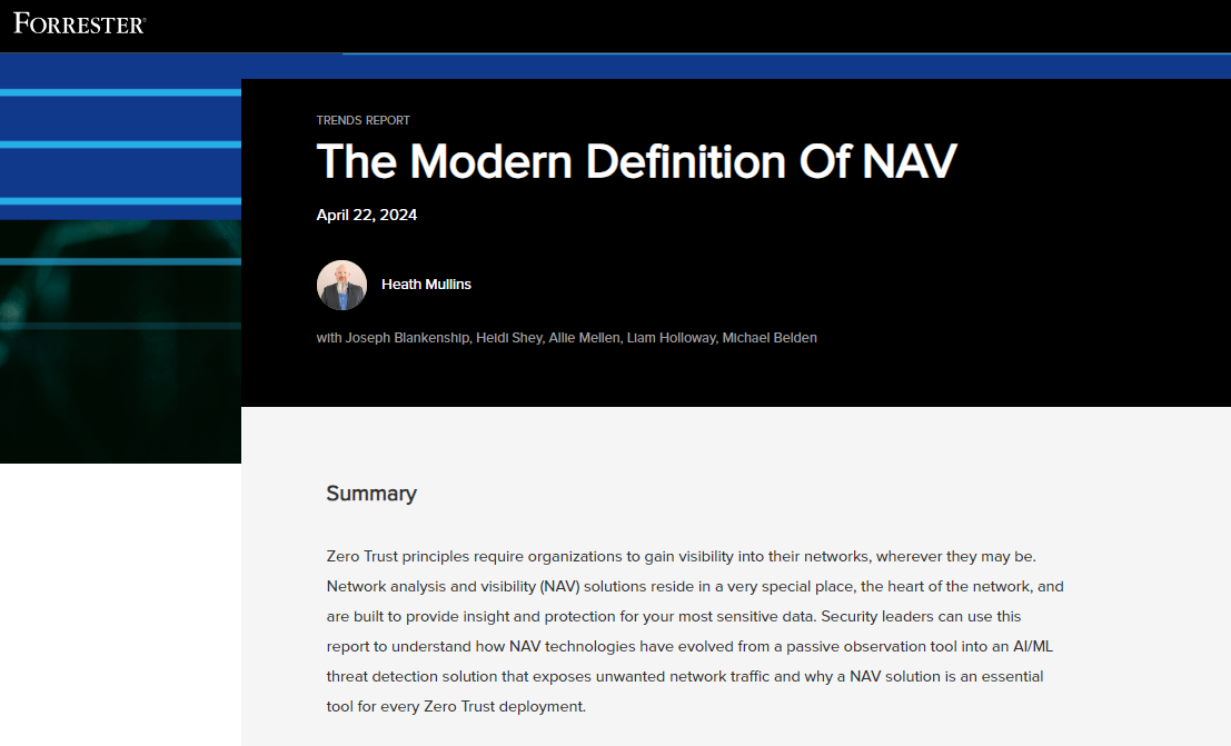 Forrester: The Modern Definition of NAV