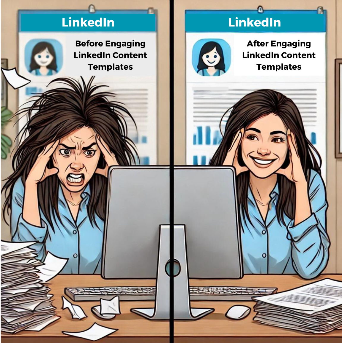Engaging LinkedIn Content Templates | Business Coach to Coaches ...