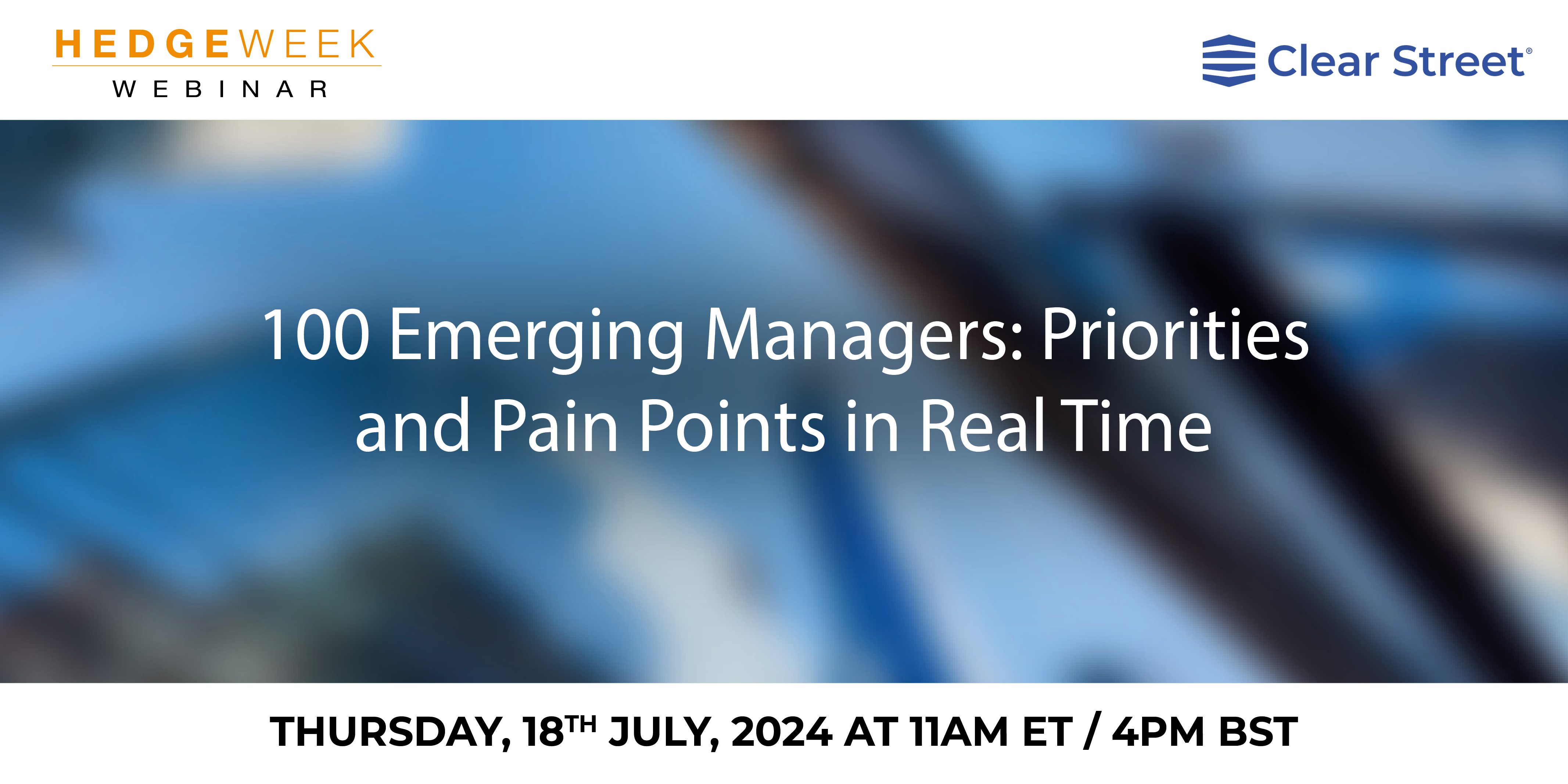 Hedgeweek Webinar Series – 100 Emerging Managers