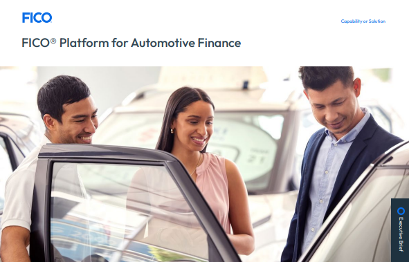 FICO Platform for Automotive Finance