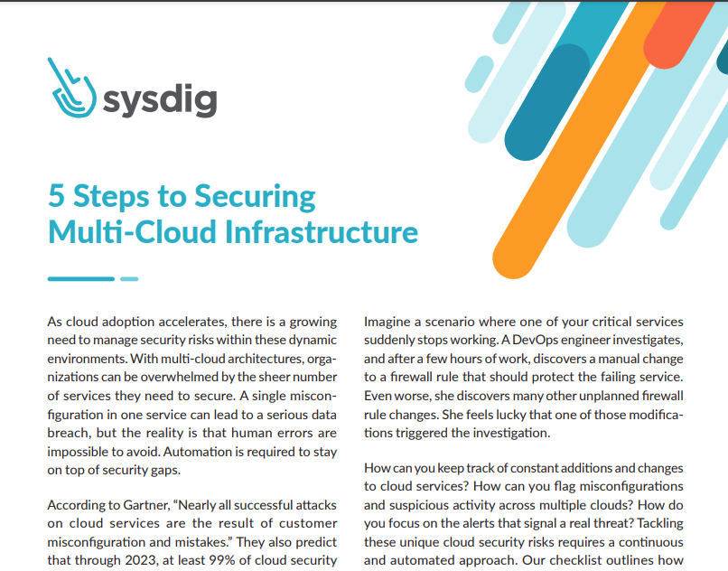 5 Steps to Securing Multi-Cloud Infrastructure