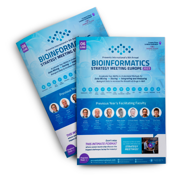 Bioinformatics Europe Strategy Meeting 2023 | Proventa International