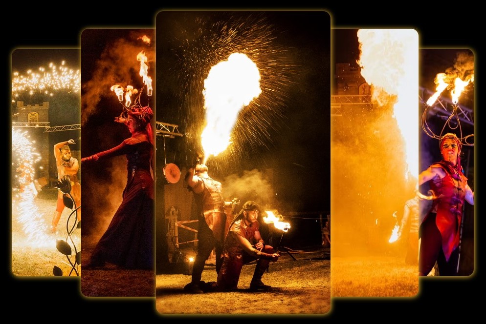 Spectacle de feu et pyrotechnie La Flamme - C'est de la magie