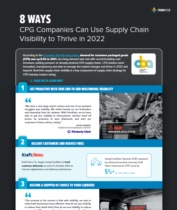 Infographic: 8 Ways CPG Companies Can Use Supply Chain Visibility to ...