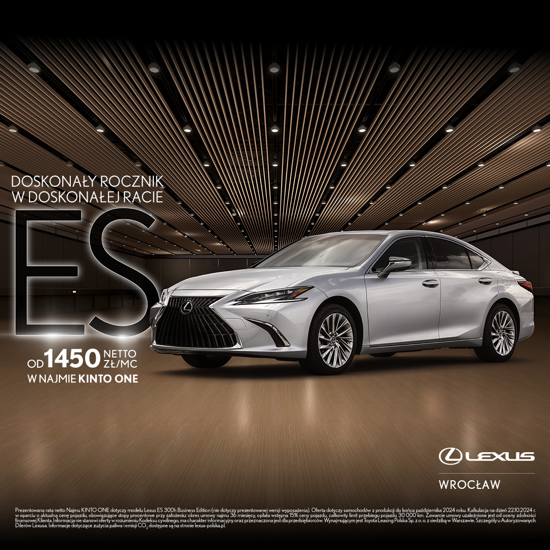 Wyprzedaż w Lexus Wrocław. Odkryj doskonały rocznik w doskonałych cenach