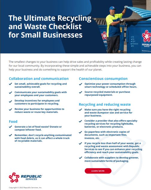 The Ultimate Recycling and Waste Checklist for Small Businesses