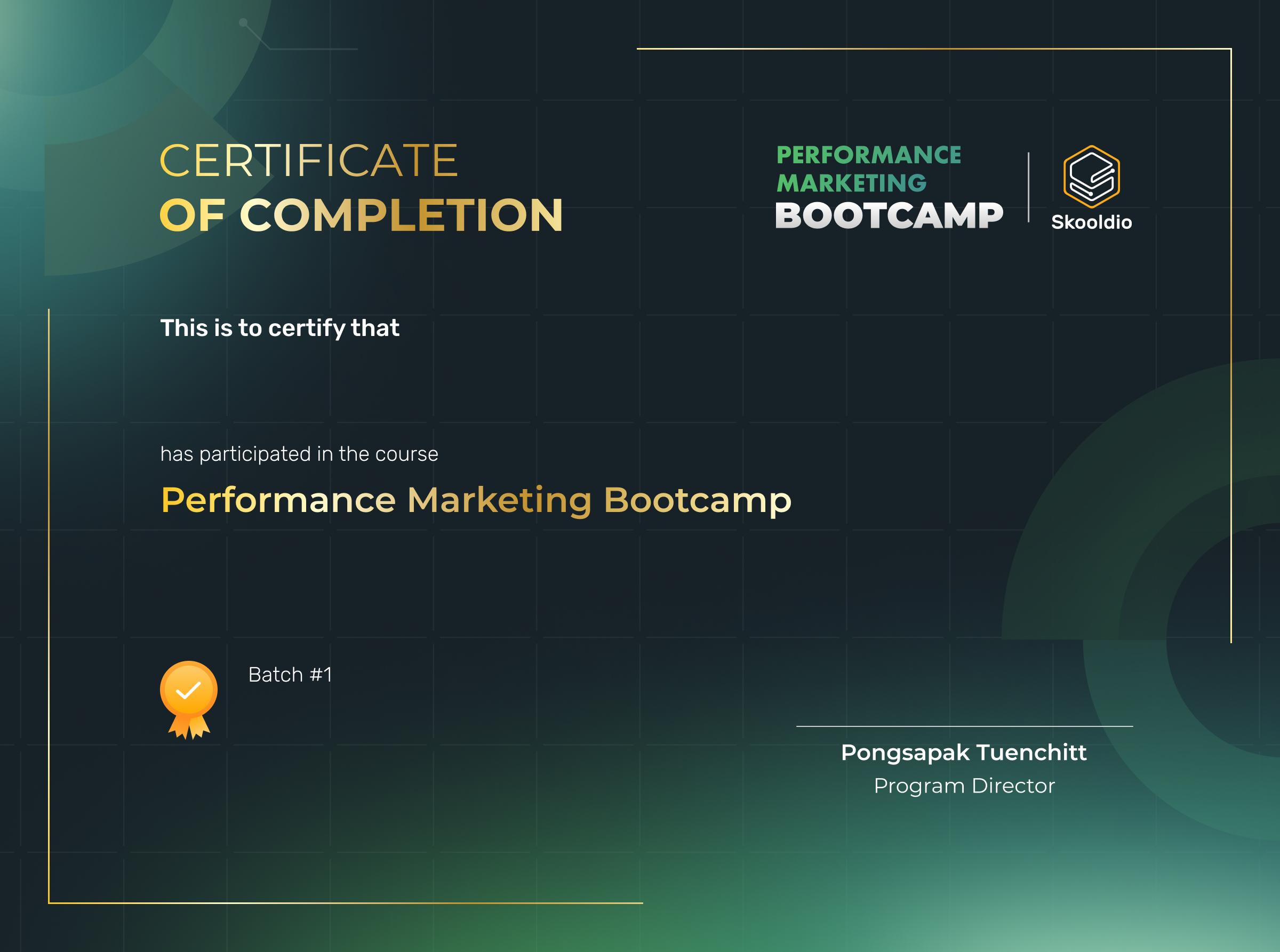 Performance Marketing Bootcamp by Skooldio