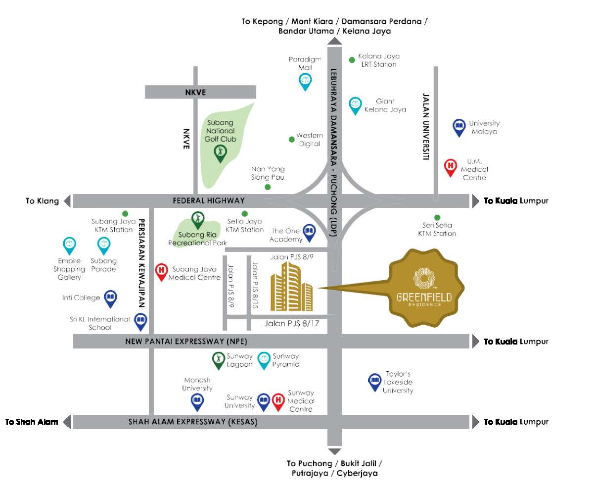 Greenfield Residence Bandar Sunway PJ