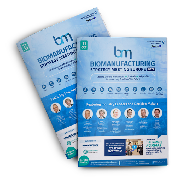 Biomanufacturing Europe 2022 | proventainternational.com