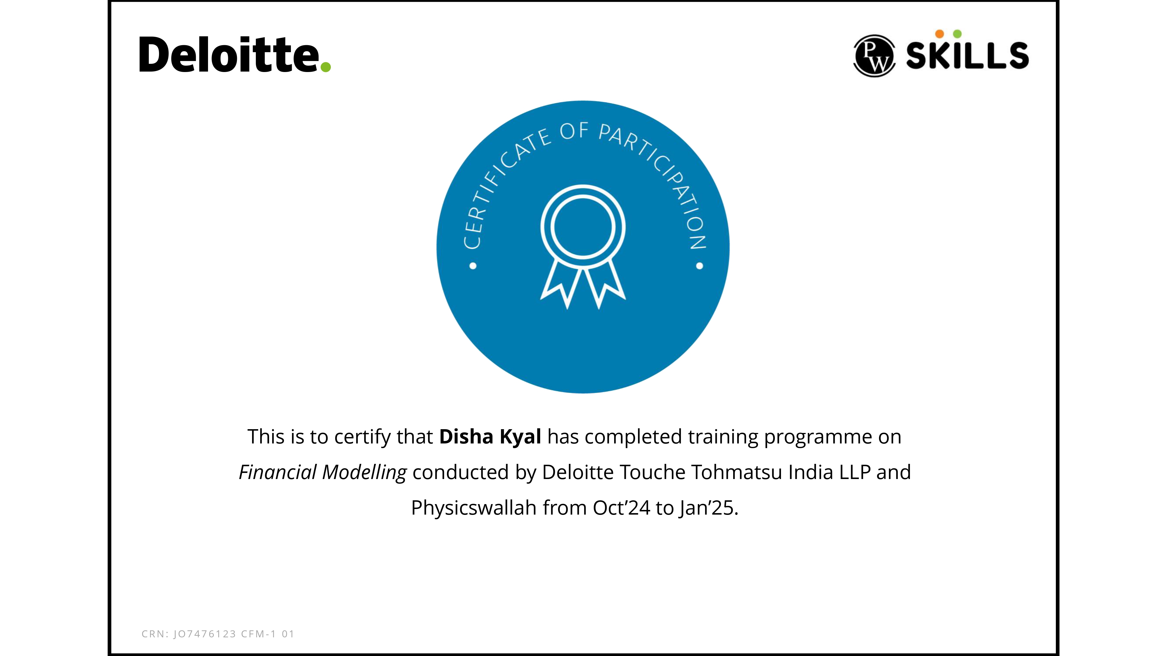 Financial Modeling Course