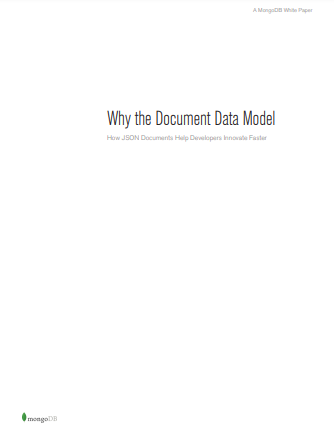 Why the Document Data Model