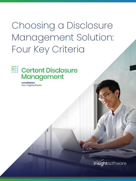 Choosing a Disclosure Management Solution: Four Key Citeria