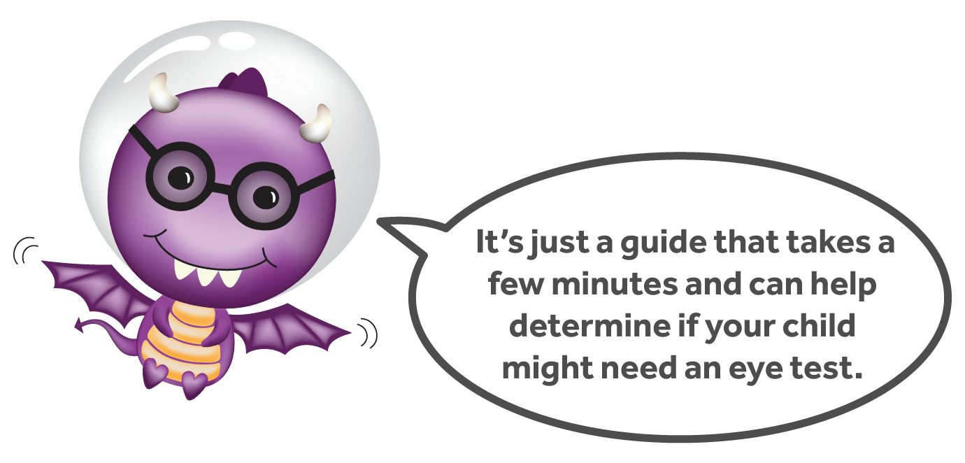 Free Vision Screening Checklist to Use at Home | Eyecare Kids