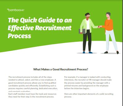 The Quick Guide to an Effective Recruitment Process
