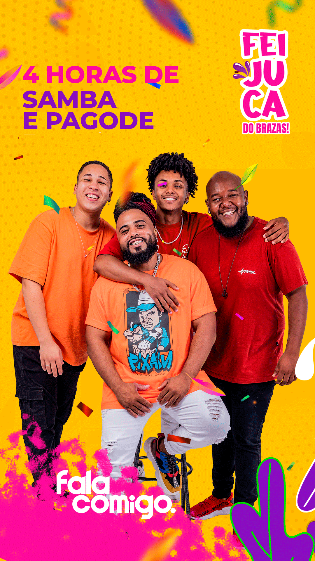 A melhor feijoada com roda de samba e pagode em Brasília.