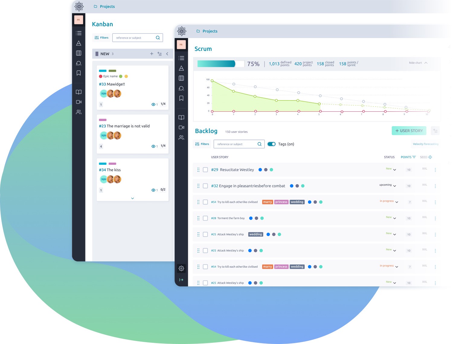 Taiga: Your opensource agile project management software